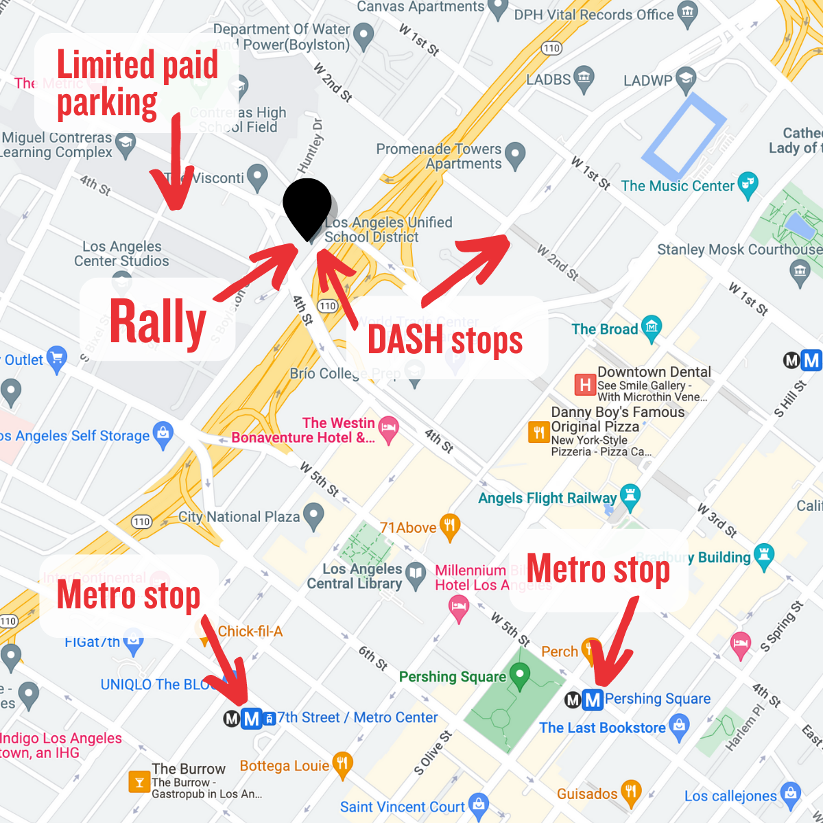 Regional Rallies: LAUSD Headquarters - UTLA