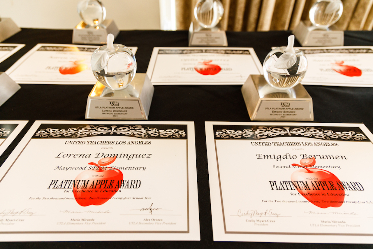 UTLA Platinum Apple Awards Honor Education All-Stars - UTLA